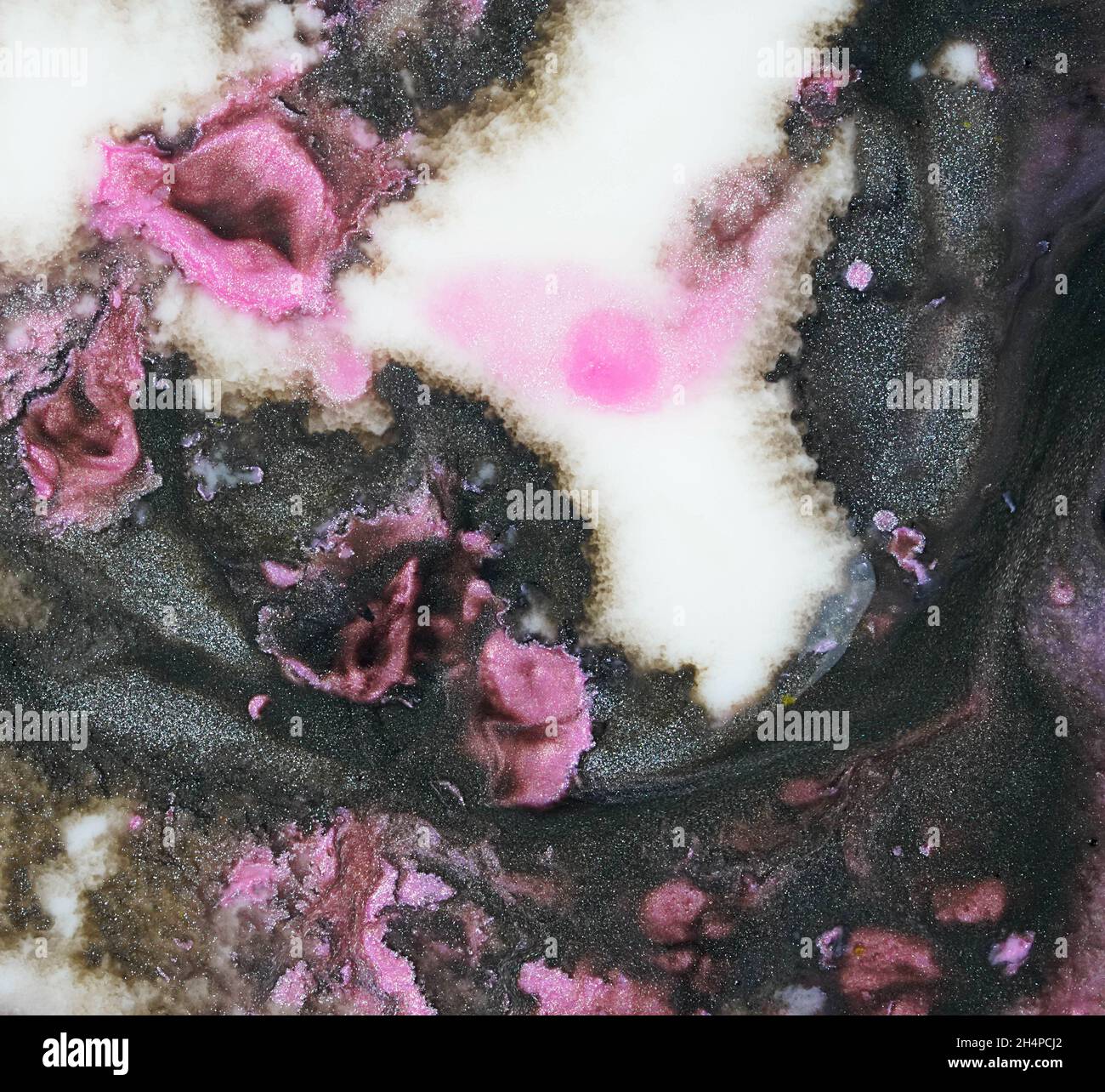 Milk Oil Acrylic Paint Artwork Stock Photo - Alamy