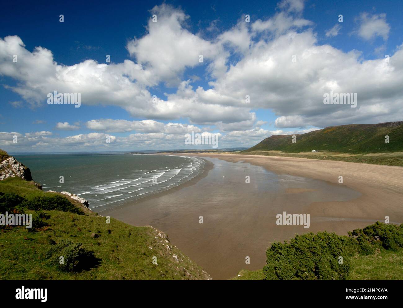 One of the best beaches on the gower hi-res stock photography and ...