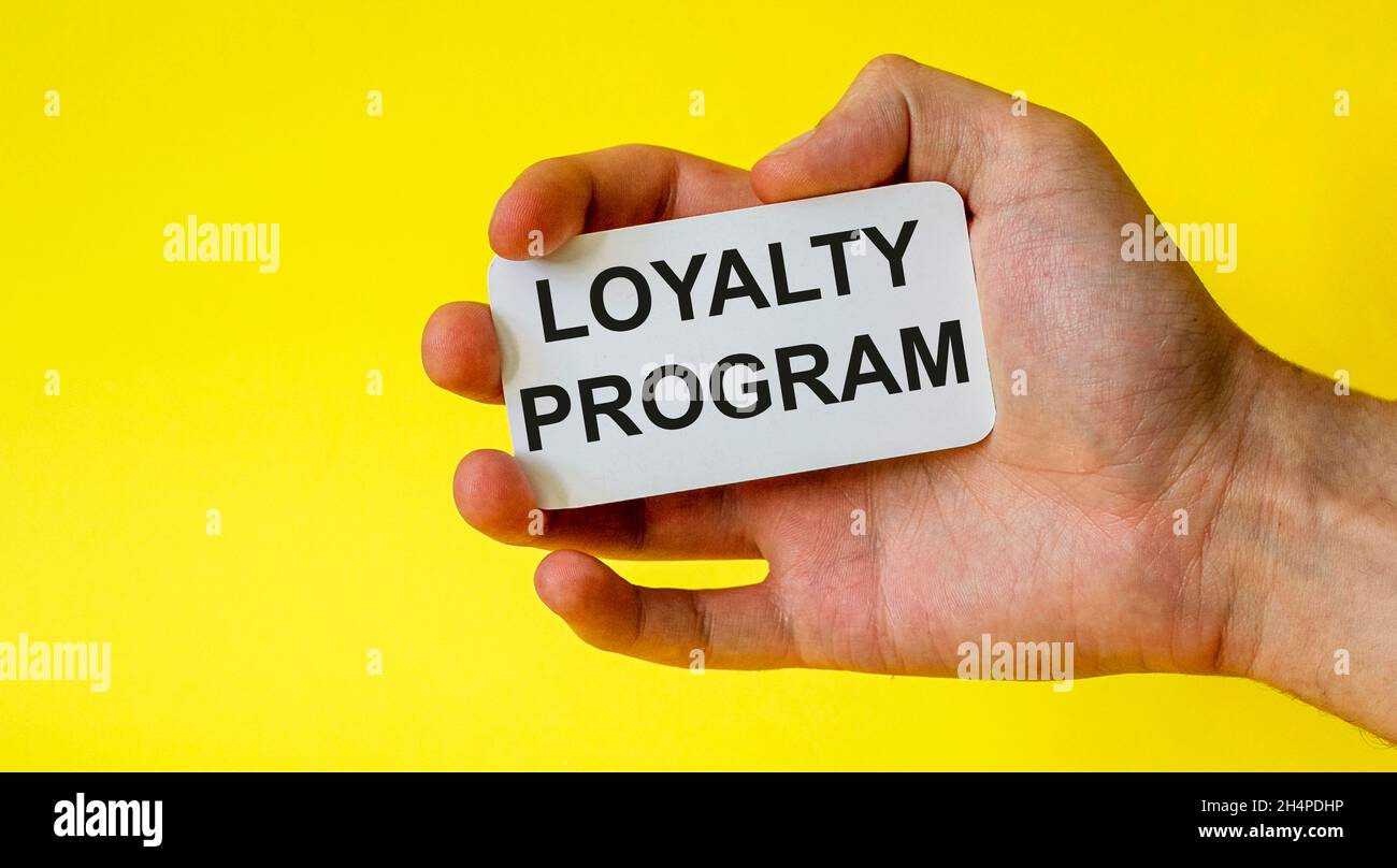 Loyalty card word hi-res stock photography and images - Alamy
