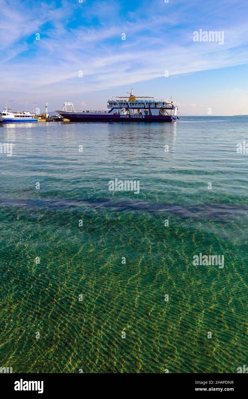 Mastichari jetty hi-res stock photography and images - Alamy