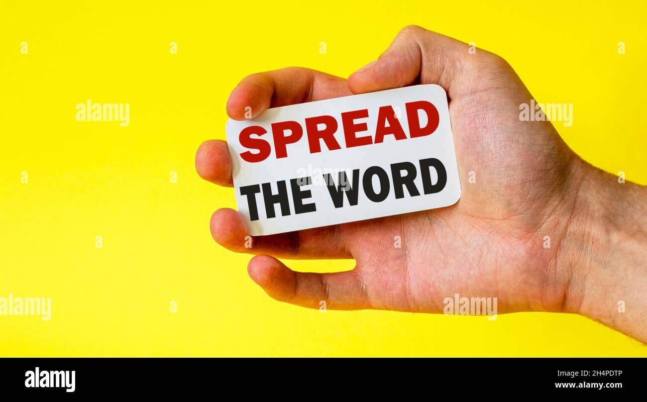 Word spread hi-res stock photography and images - Alamy