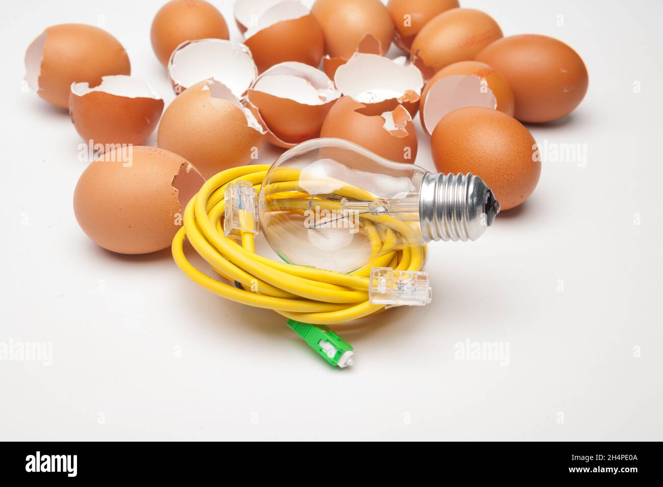 ncandescent clear glass halogen bulb Stock Photo - Alamy