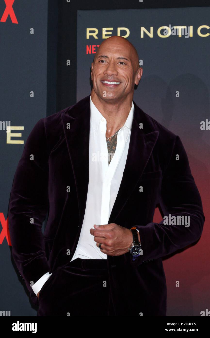 November 3, 2021, Los Angeles, CA, USA: LOS ANGELES - NOV 3: Dwayne ...