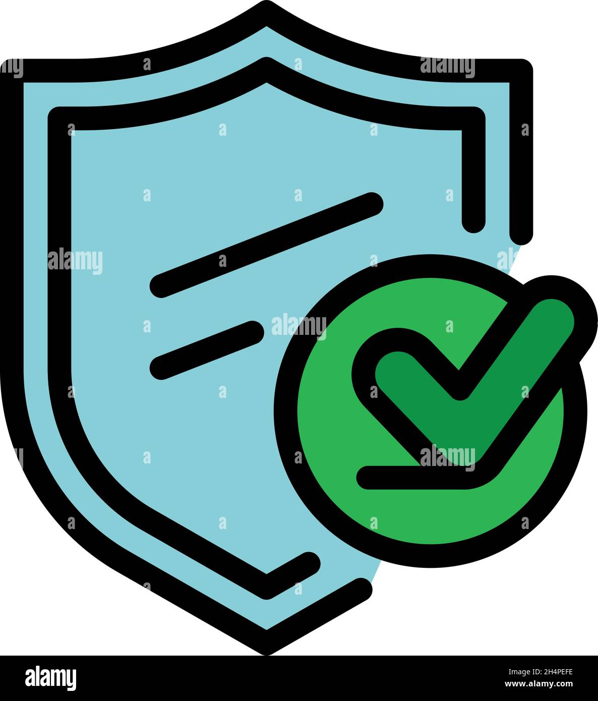 Shield done logo hi-res stock photography and images - Alamy