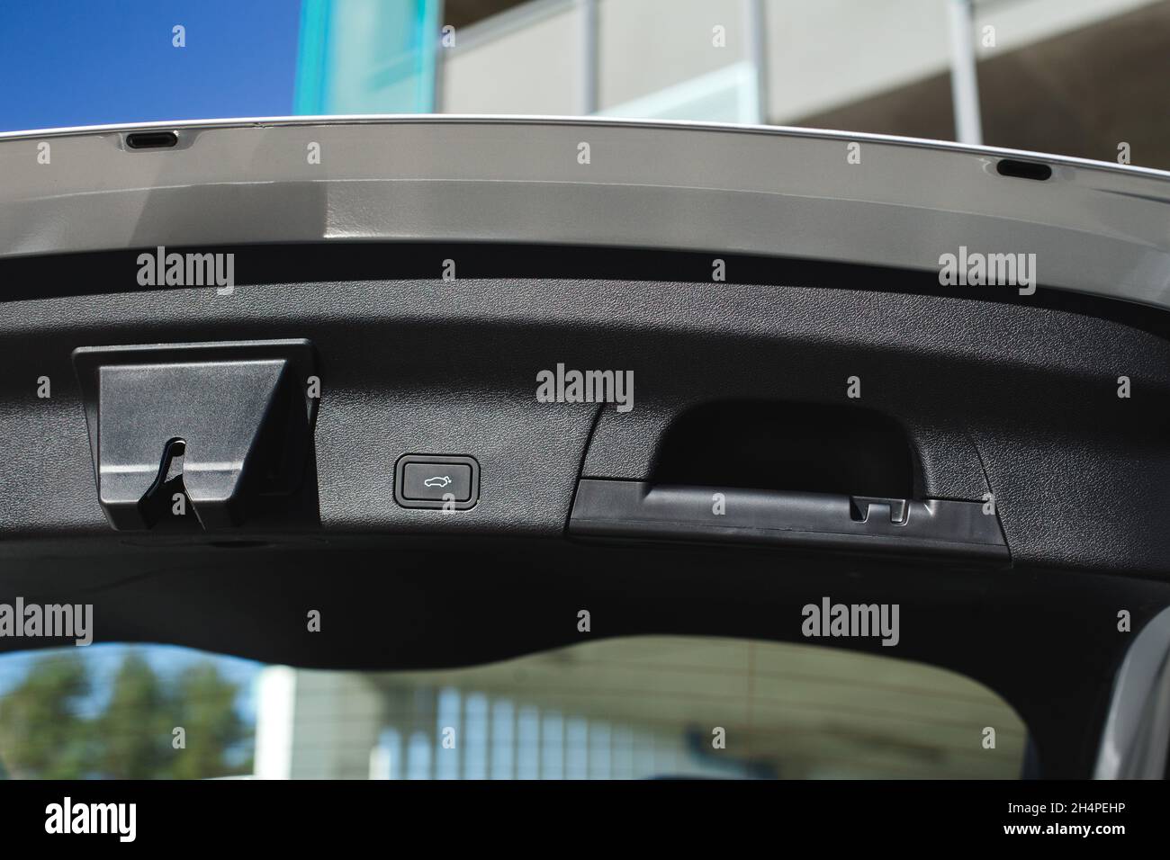 Car door lock closeup trunk hi-res stock photography and images - Alamy