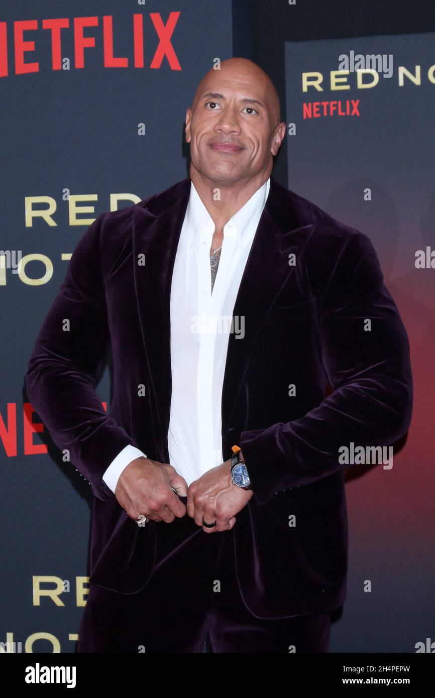November 3, 2021, Los Angeles, CA, USA: LOS ANGELES - NOV 3: Dwayne ...