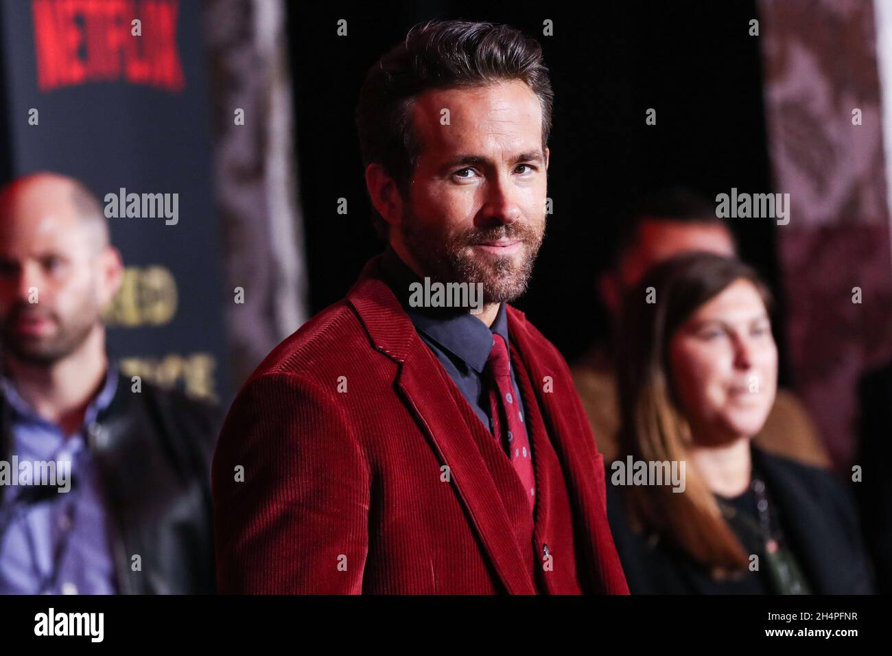 LOS ANGELES, CALIFORNIA, USA - NOVEMBER 04: Actor Ryan Reynolds arrives ...