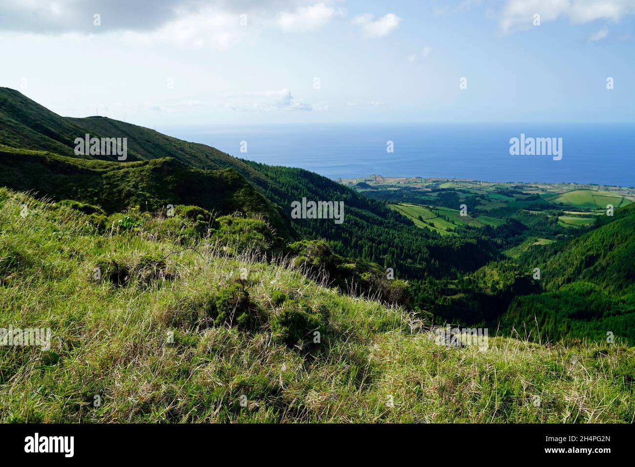 amazing landscape on the azores islands Stock Photo - Alamy