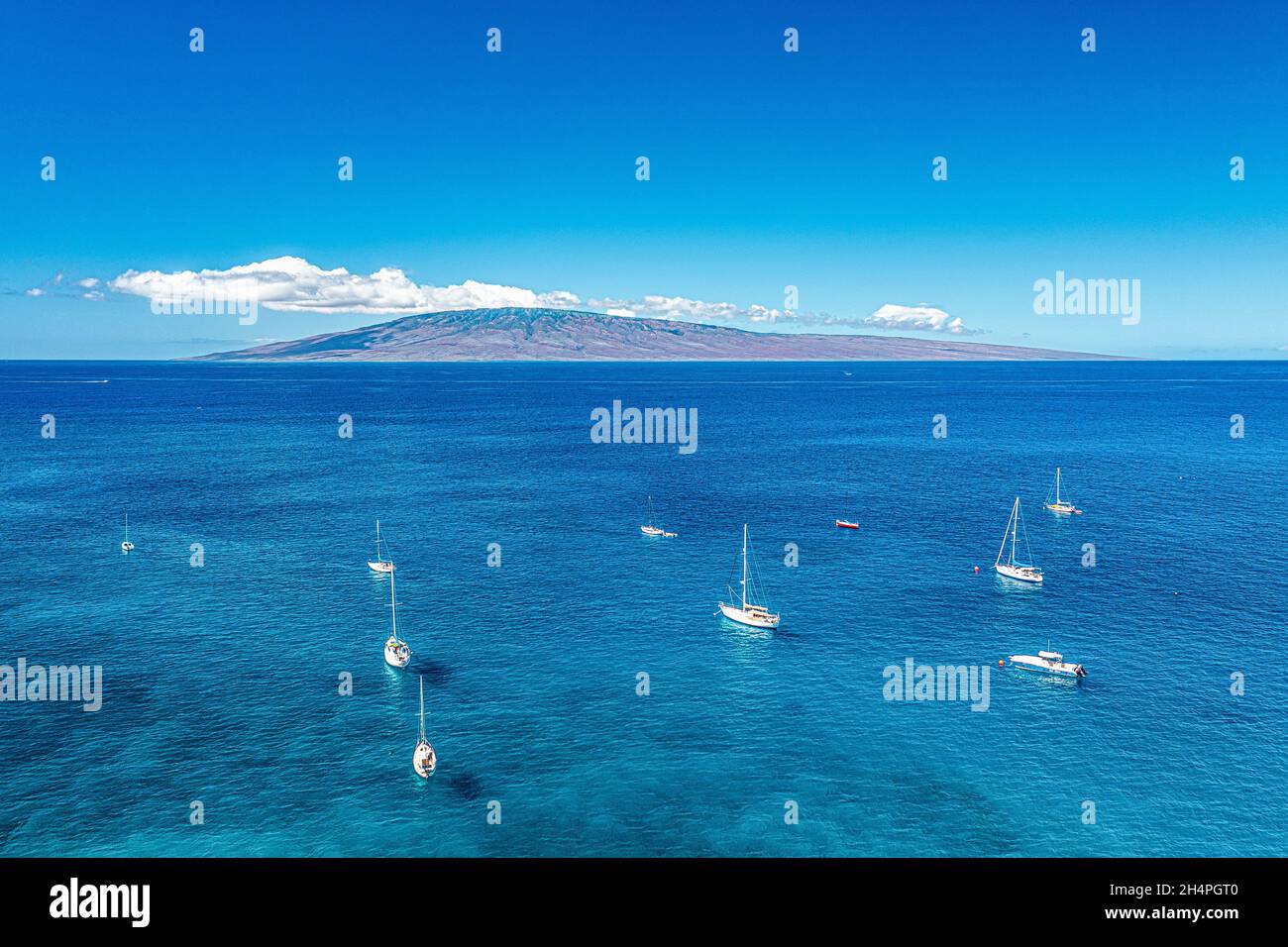 Lanai hawaii aerial hi-res stock photography and images - Alamy