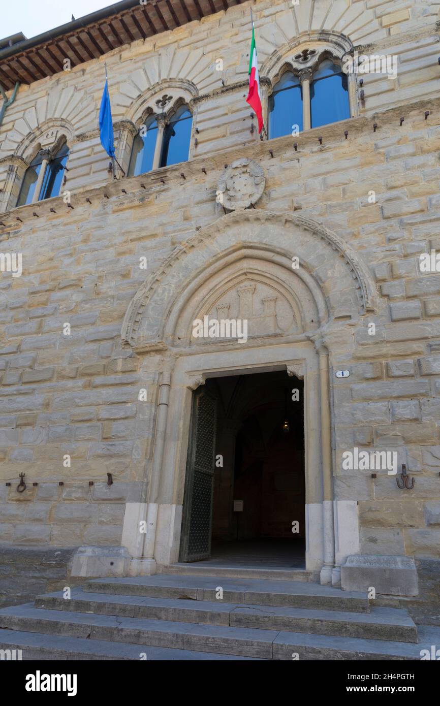 Old Town; Town Hall, Citta' di Castello, Umbria, Italy, Europe Stock ...