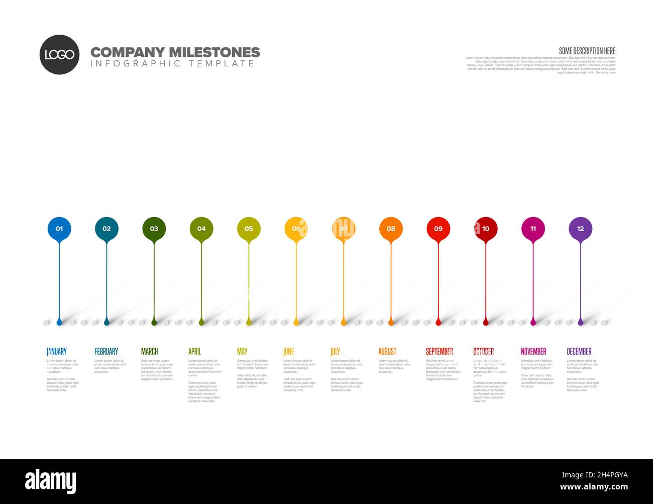 Full year timeline template with all months on a horizontal time line ... Full year timeline template with all months on a horizontal time line ...