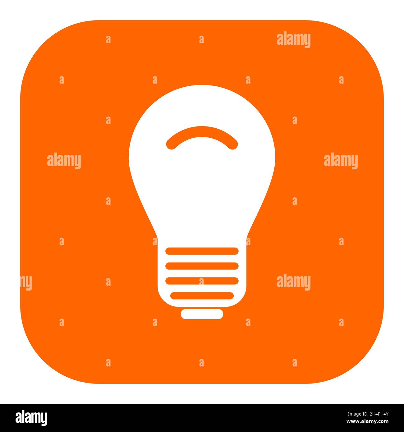 Light bulb and app icon Stock Photo - Alamy