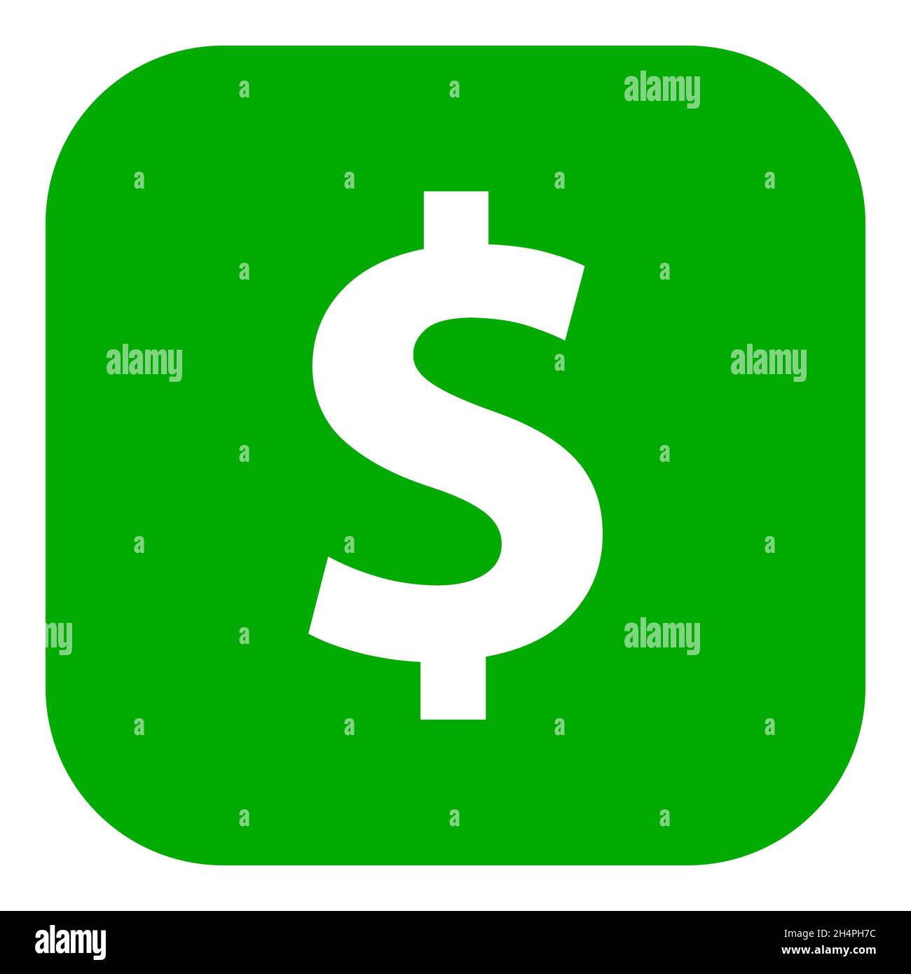 Dollar and app icon Stock Photo - Alamy