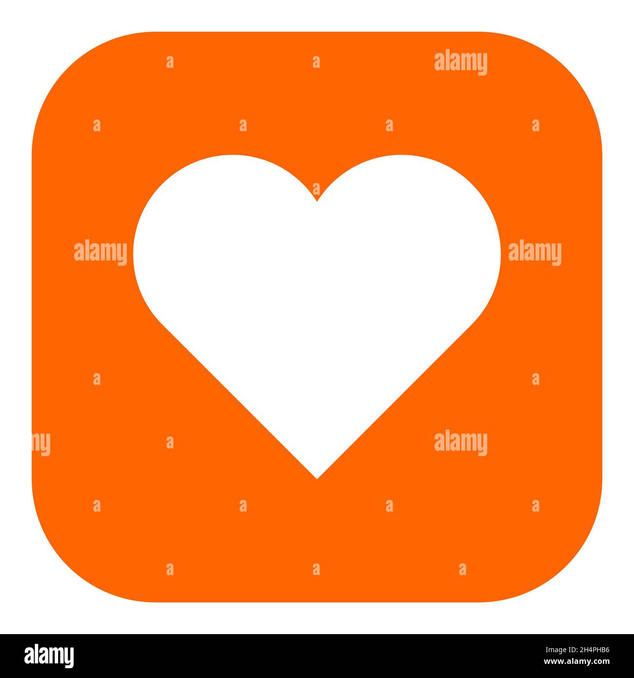 Heart and app icon Stock Photo - Alamy