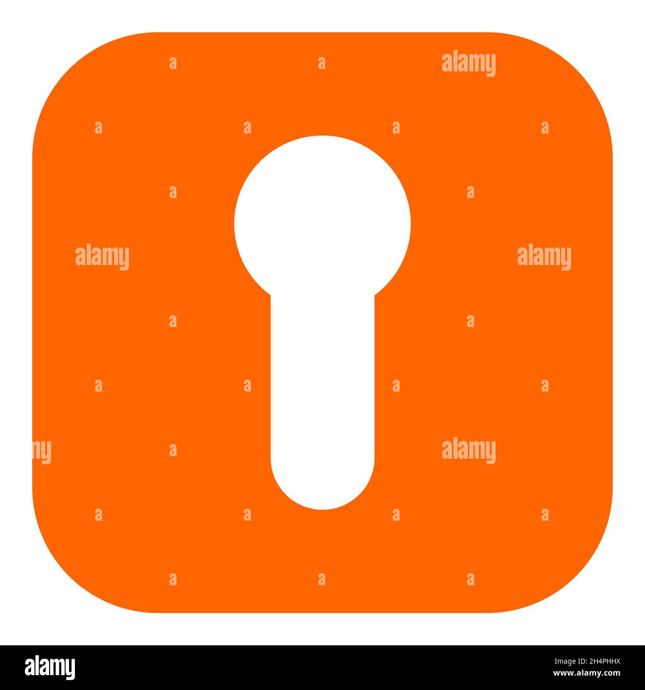 Lock and app icon Stock Photo - Alamy