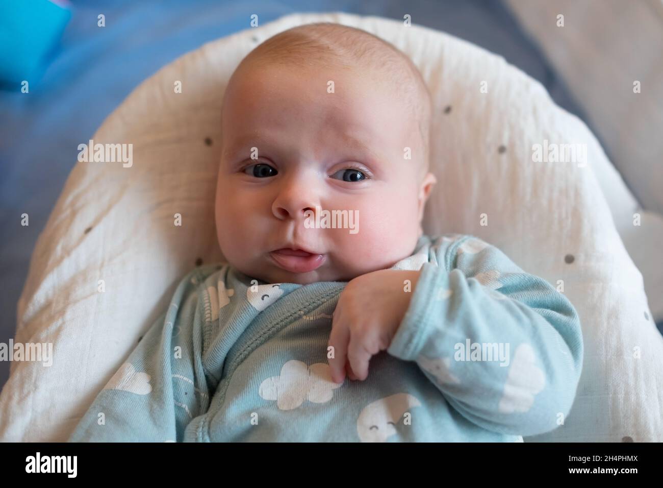 Baby face studio looking at camera hi-res stock photography and images ...