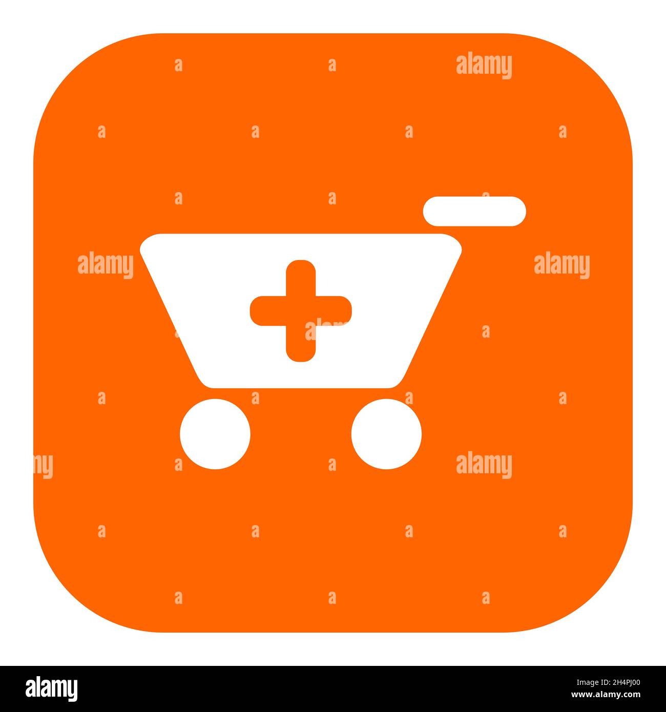 Shopping cart and app icon Stock Photo - Alamy