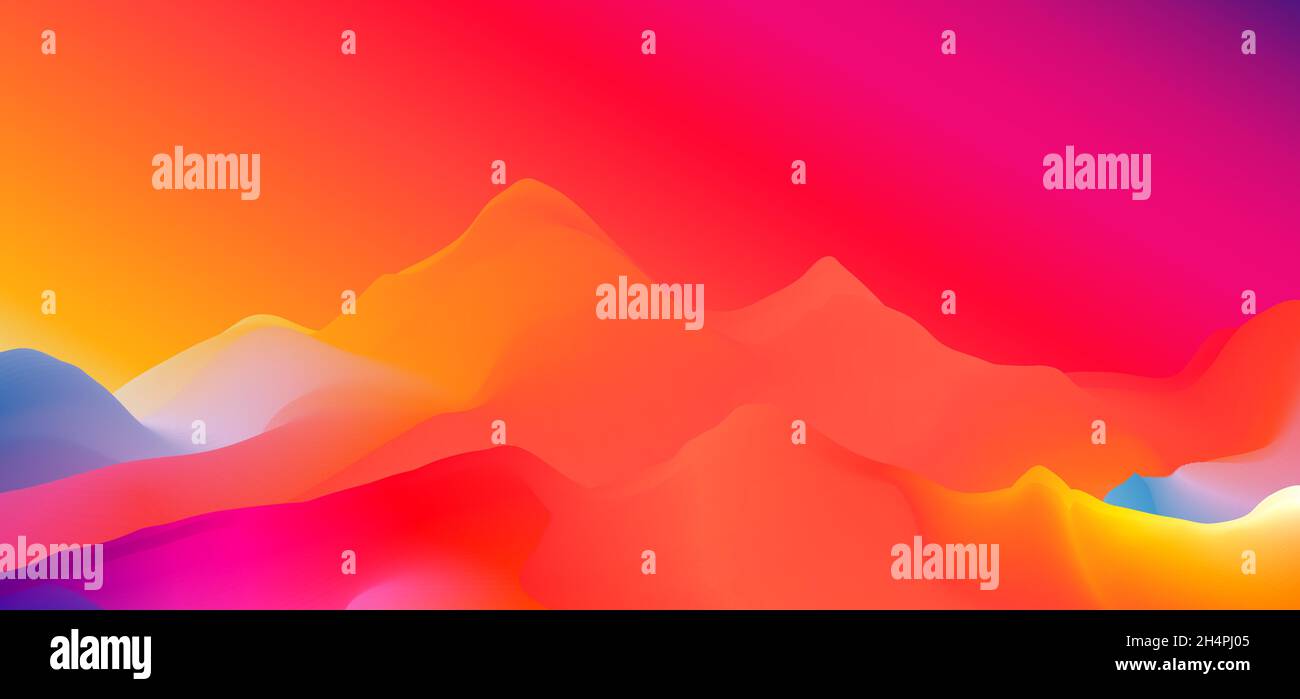 Vector abstract colorful flowing wave lines background. Design element ...