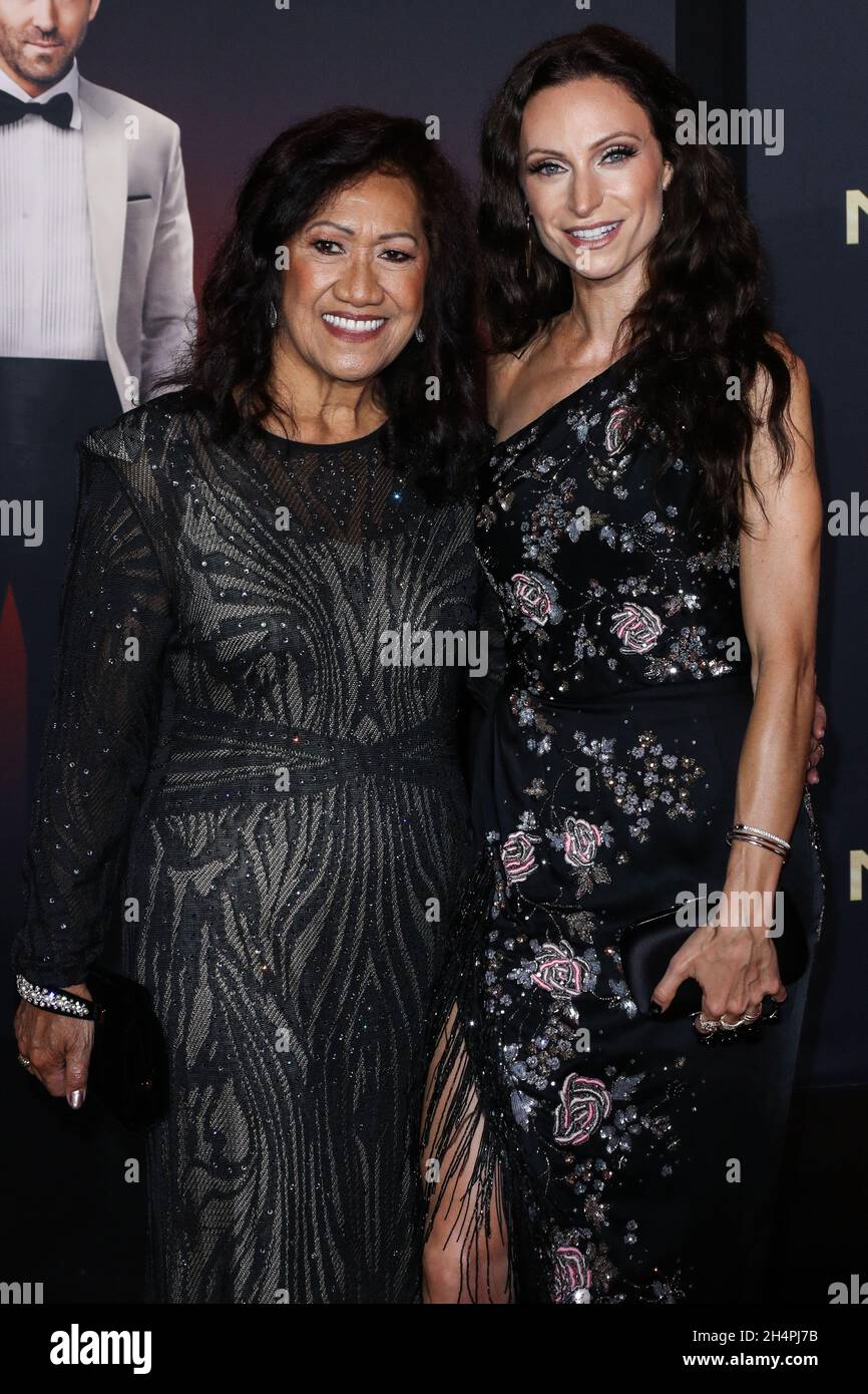 LOS ANGELES, CALIFORNIA, USA - NOVEMBER 04: Ata Johnson and daughter-in ...