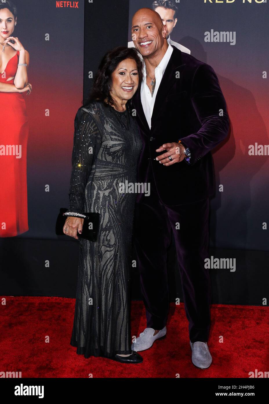 LOS ANGELES, CALIFORNIA, USA - NOVEMBER 04: Ata Johnson and son/actor ...