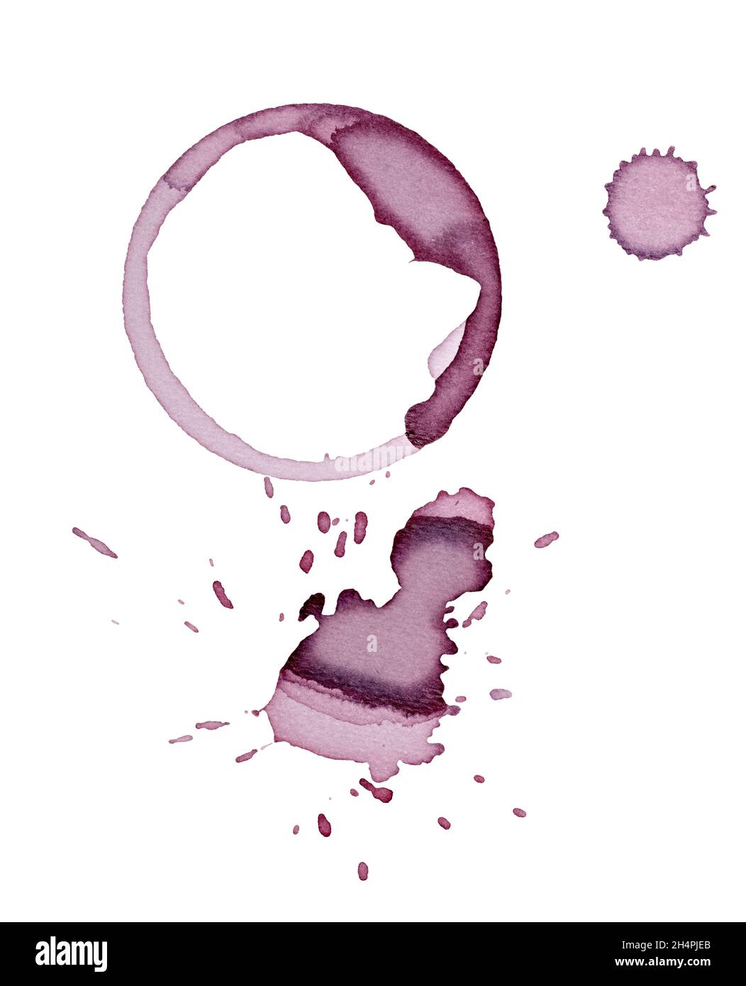 wine stain fleck beverage drink alcohol Stock Photo - Alamy