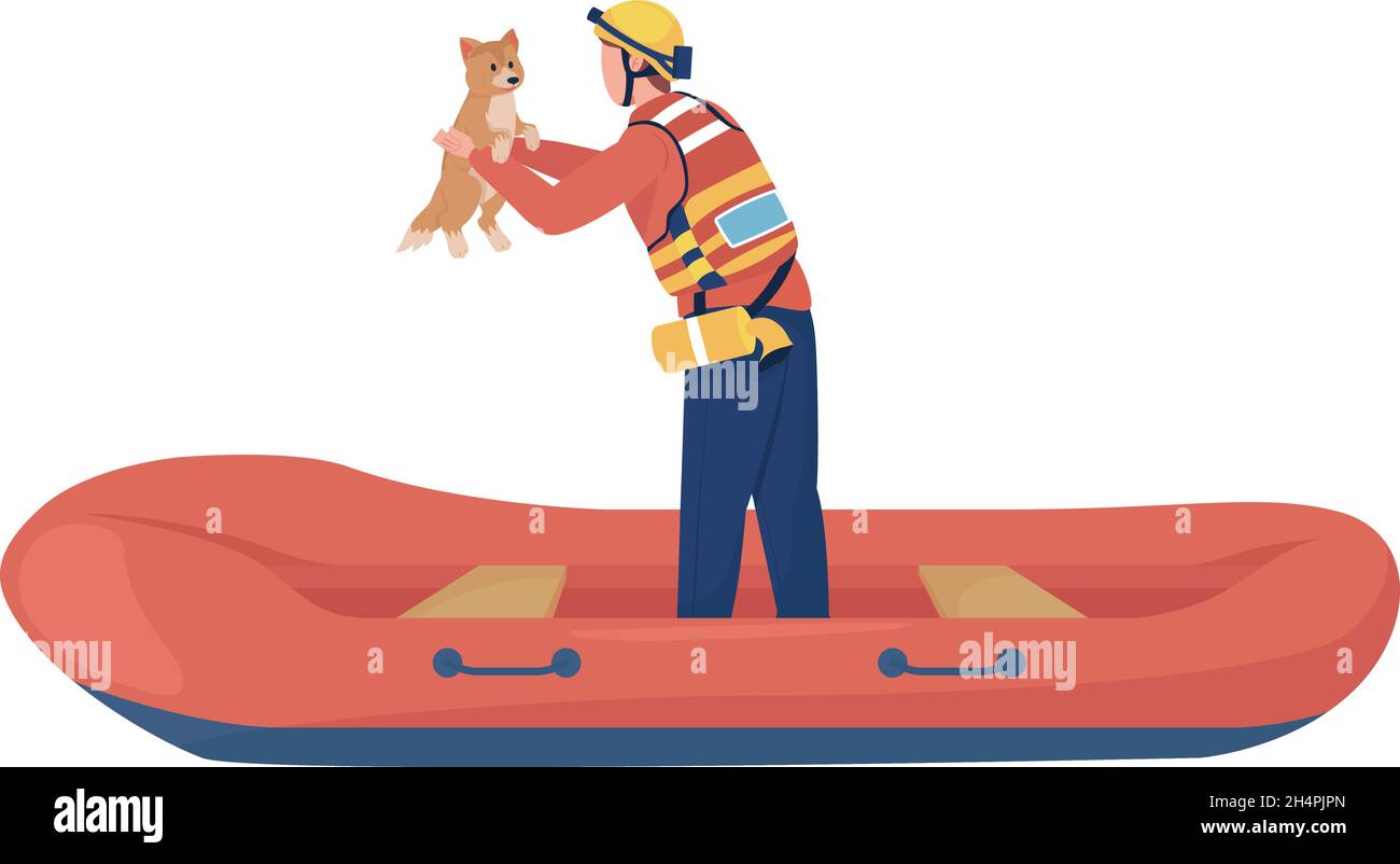 Flood rescue animal Stock Vector Images - Alamy