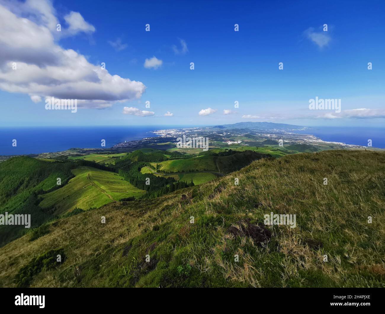 amazing landscape on the azores islands Stock Photo - Alamy