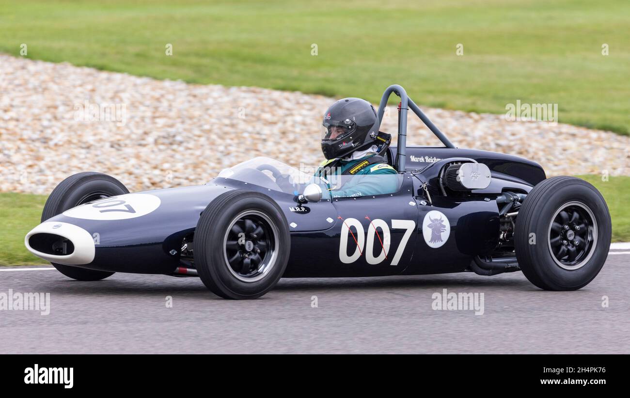 Marek Reichman in the 1960 Cooper-BMC T56 during the Arundell Cup race ...