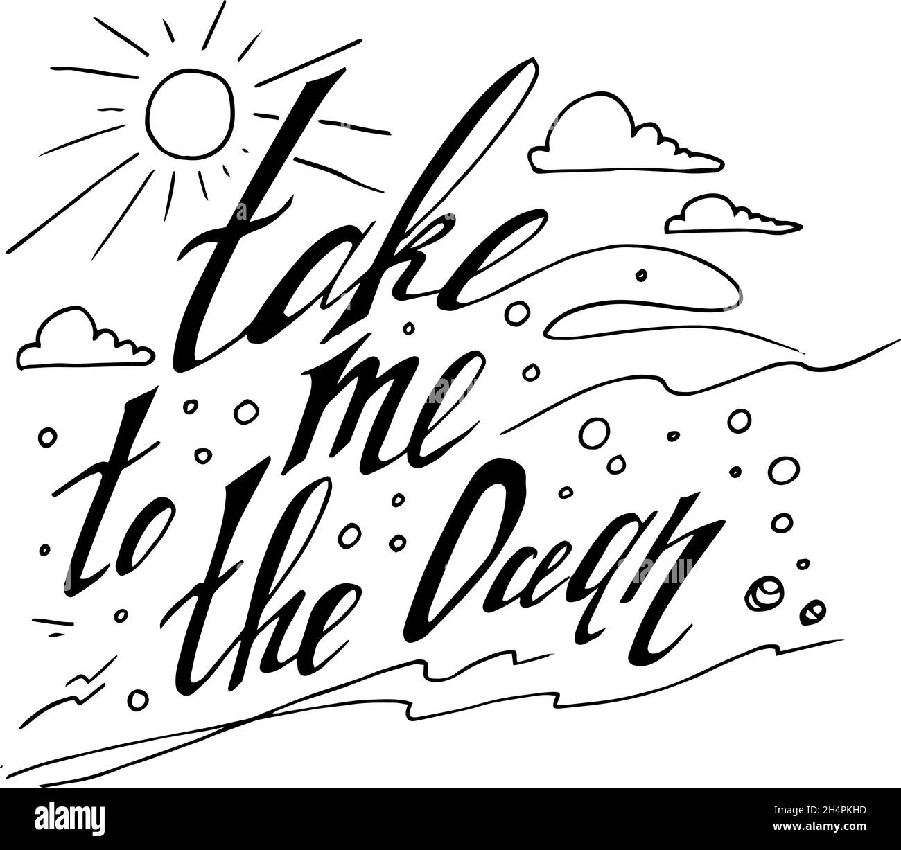 font compositions, lettering, graphic design Stock Vector Image & Art ...