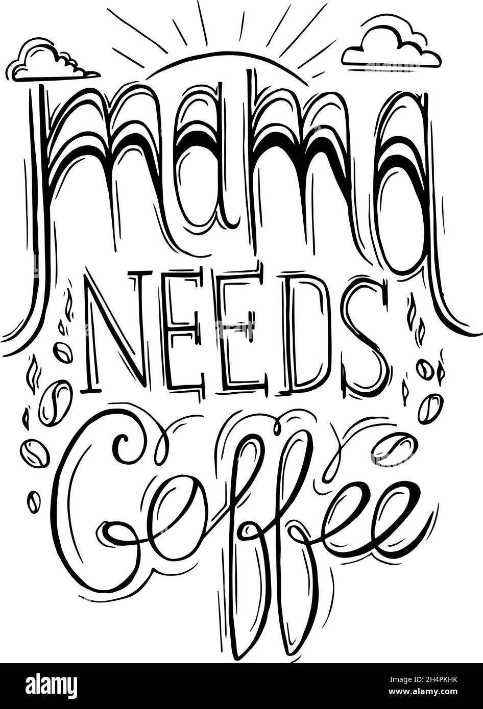 font compositions, lettering, graphic design Stock Vector Image & Art ...