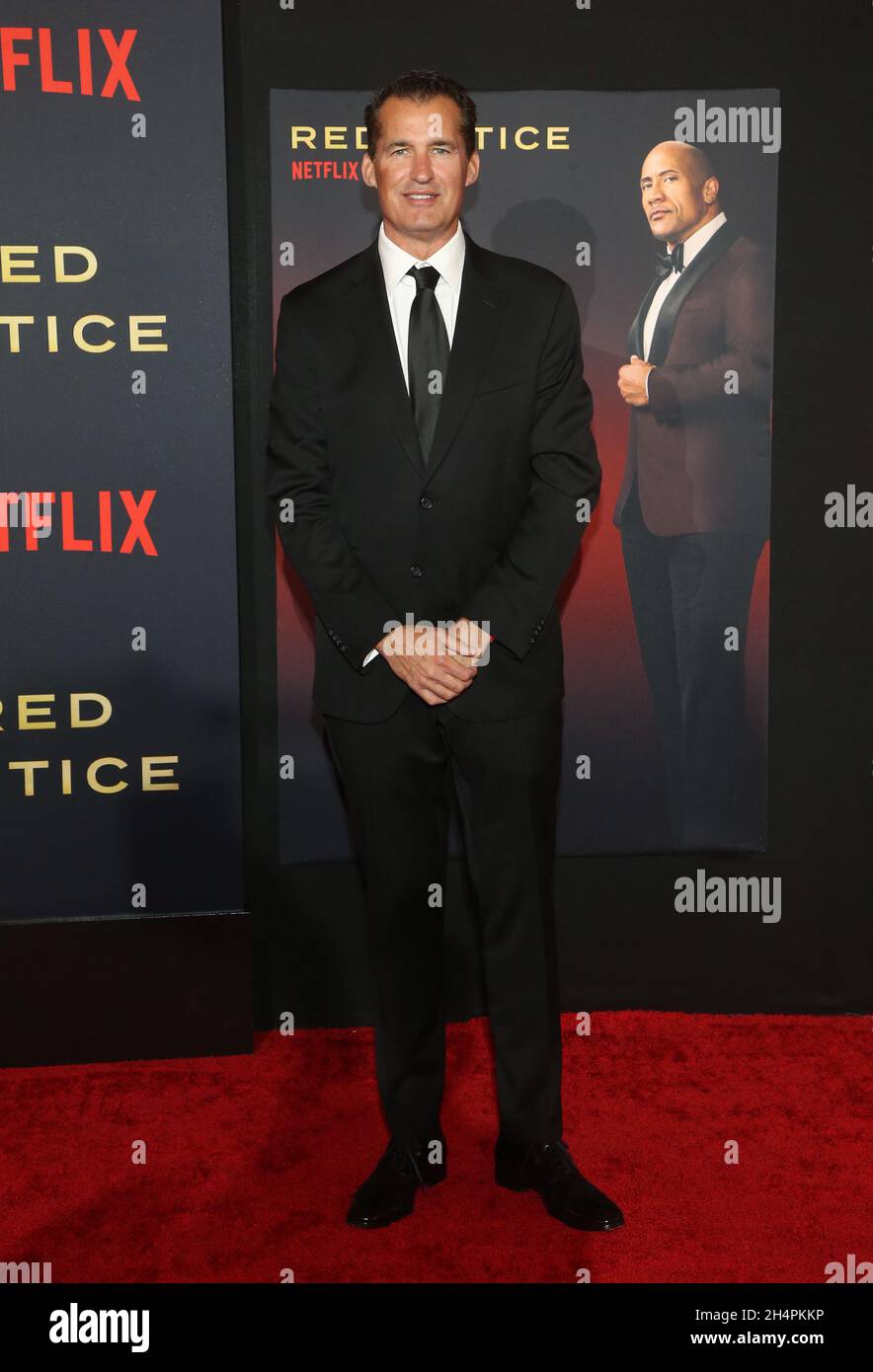 LOS ANGELES, CA - NOVEMBER 3: Scott Stuber, at the Netflix premiere of ...