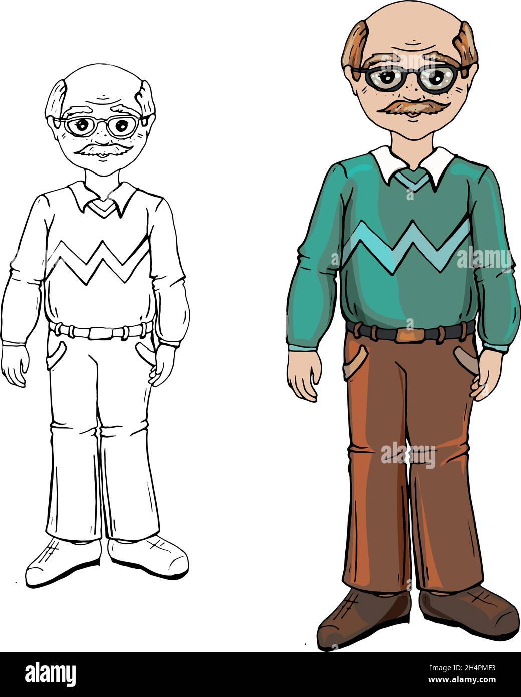 Funny Cartoon Characters To Draw In Color