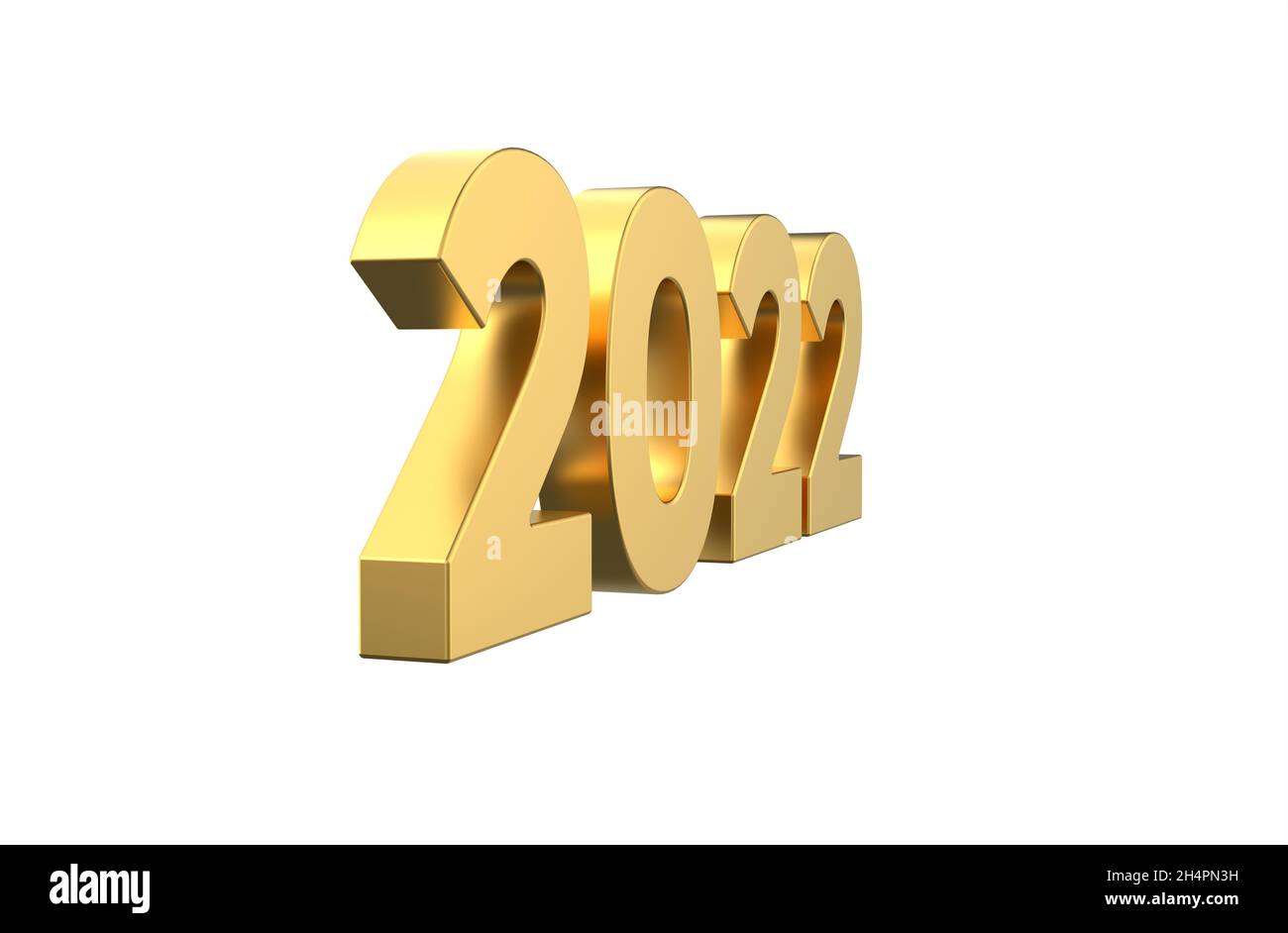 Illustration of "2022" numbers for a New Year and Christmas design ...