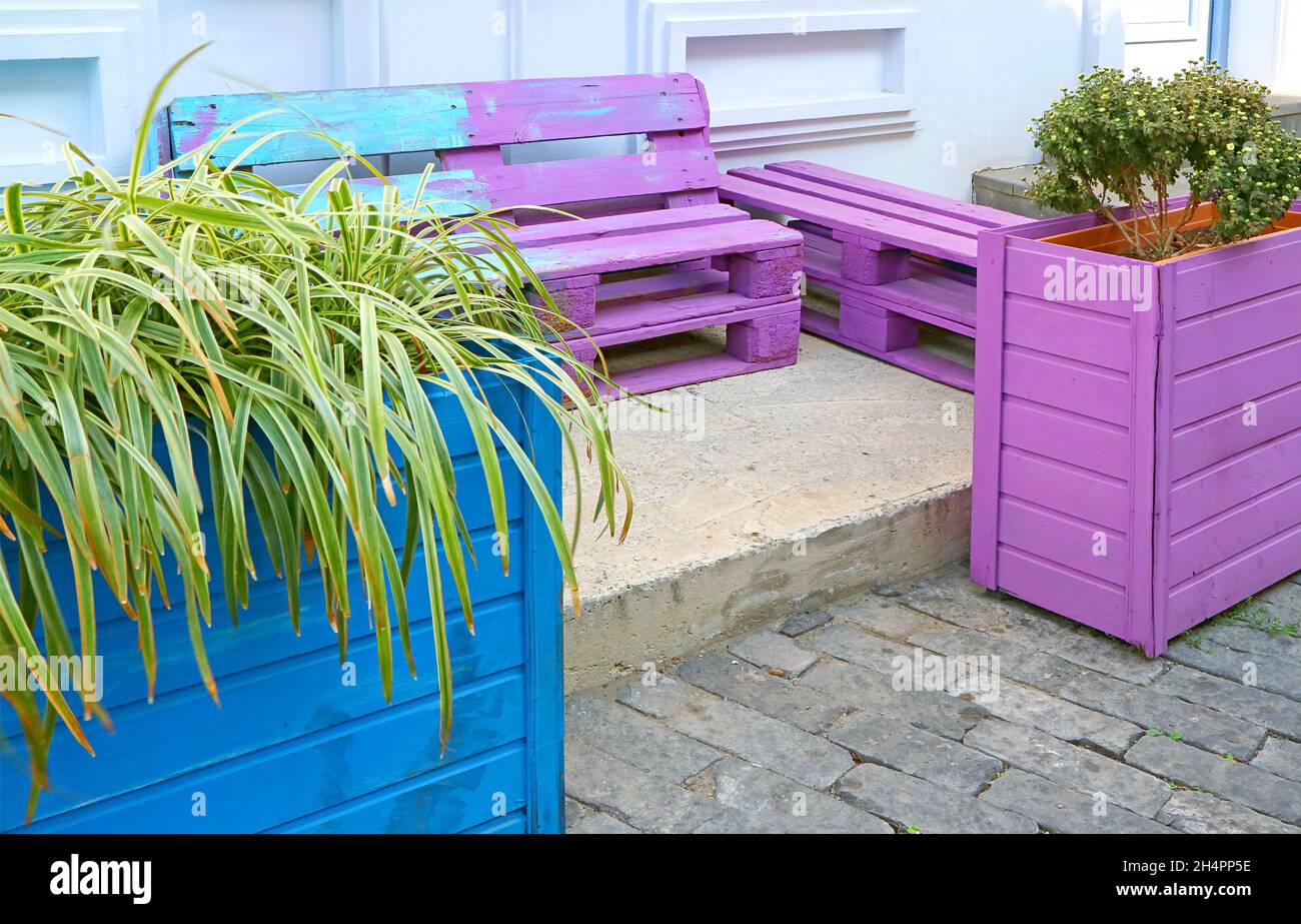 Aqua paving stone hi-res stock photography and images - Alamy