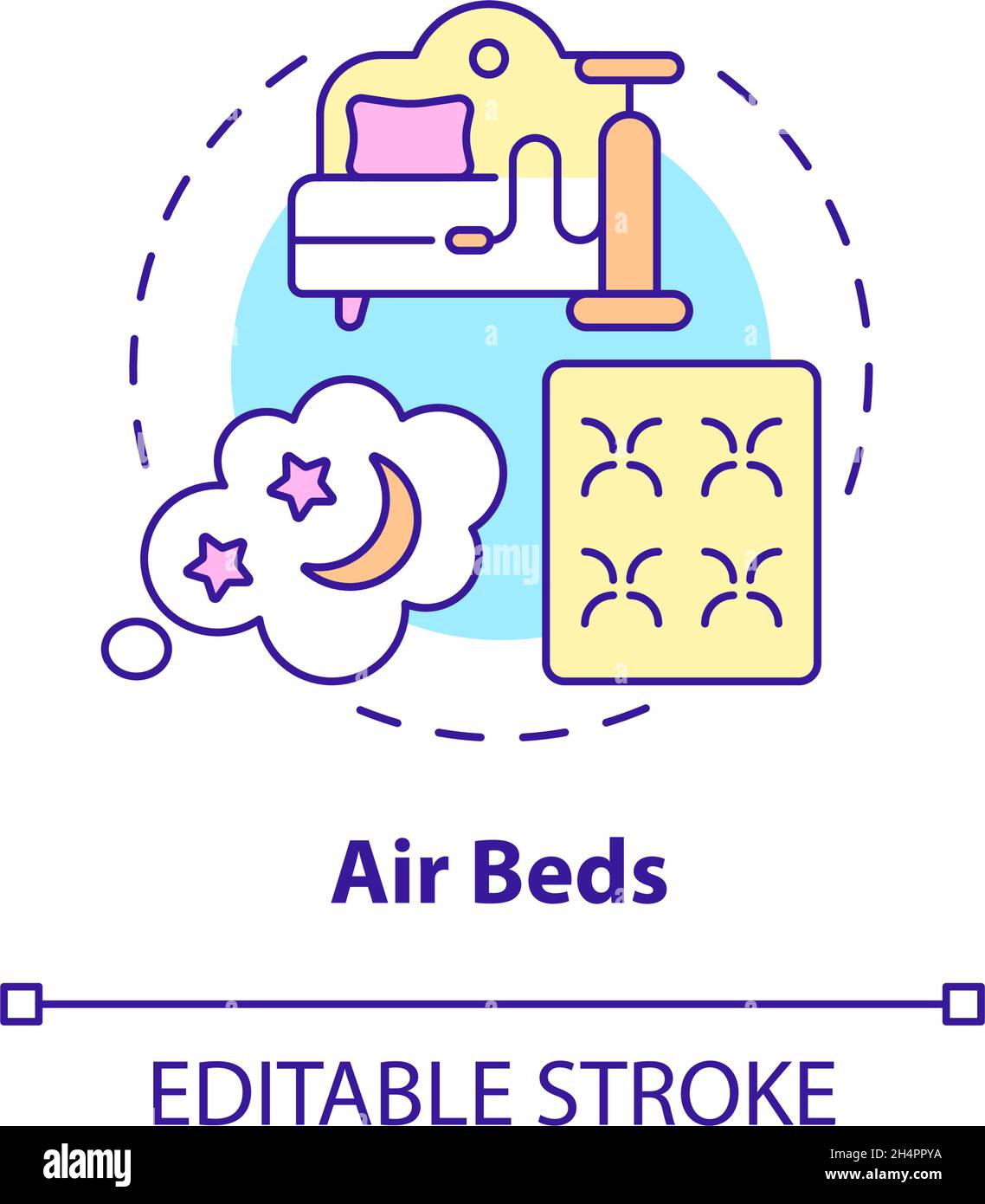 Air beds concept icon Stock Vector Image & Art - Alamy