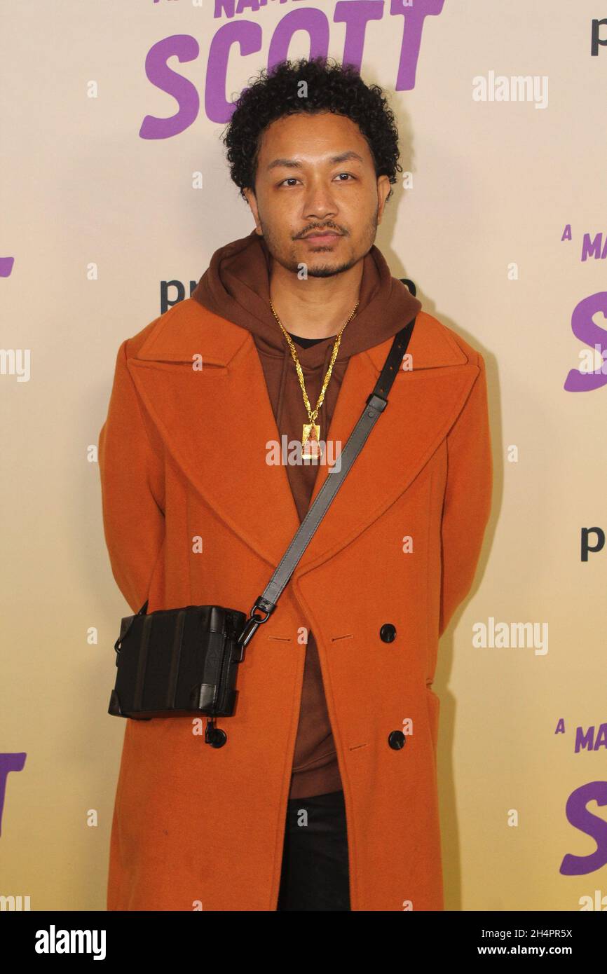 Chaun Legend arrives at the premiere of A MAN NAMED SCOTT at The Hammer ...