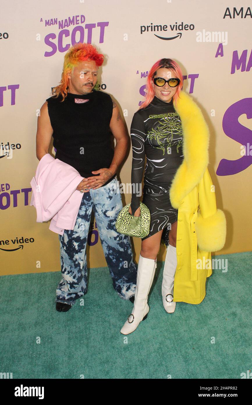Daniel Moon and Nicole Reber arrive at the premiere of A MAN NAMED ...