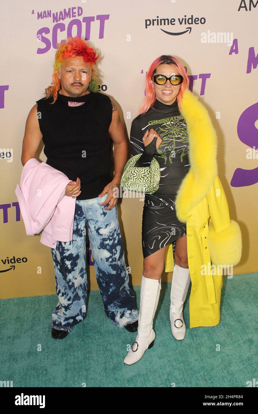 Daniel Moon and Nicole Reber arrive at the premiere of A MAN NAMED ...