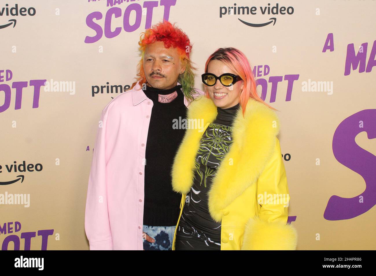 Daniel Moon and Nicole Reber arrive at the premiere of A MAN NAMED ...