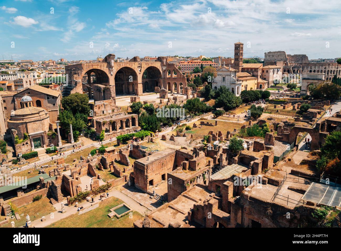 The roman colosseum top view hi-res stock photography and images - Alamy