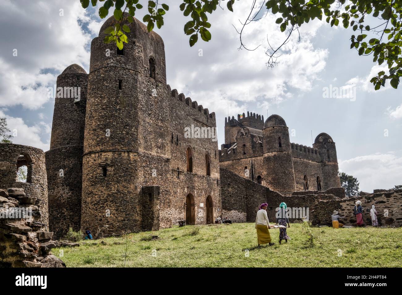 Castles in Gondar, Ahmara, Ethiopia Stock Photo - Alamy