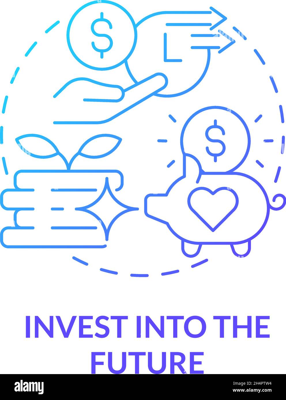 Retiral plan concept icon Stock Vector Image & Art - Alamy