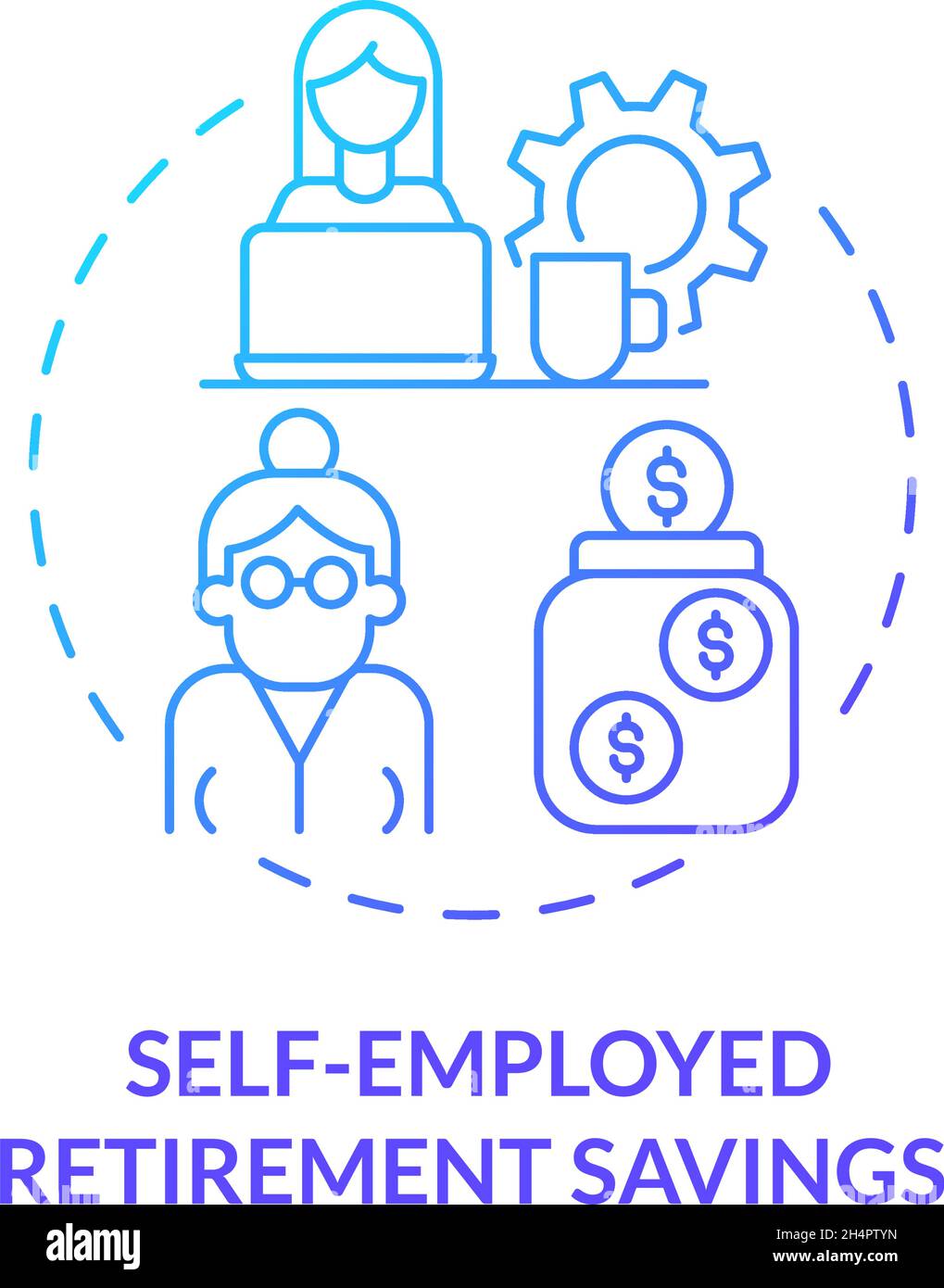 The self employed Stock Vector Images - Alamy
