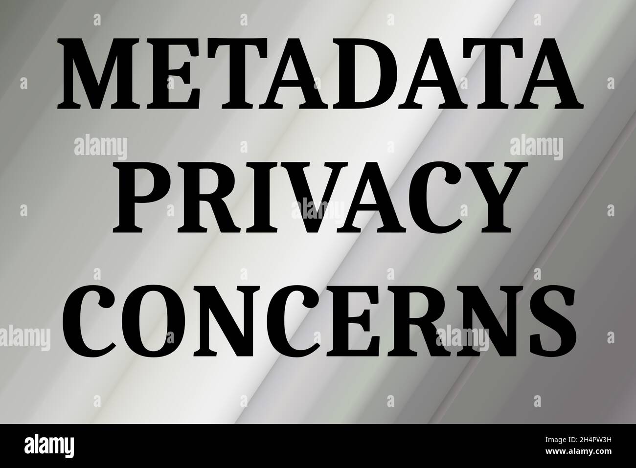 Metadata privacy concerns hi-res stock photography and images - Alamy