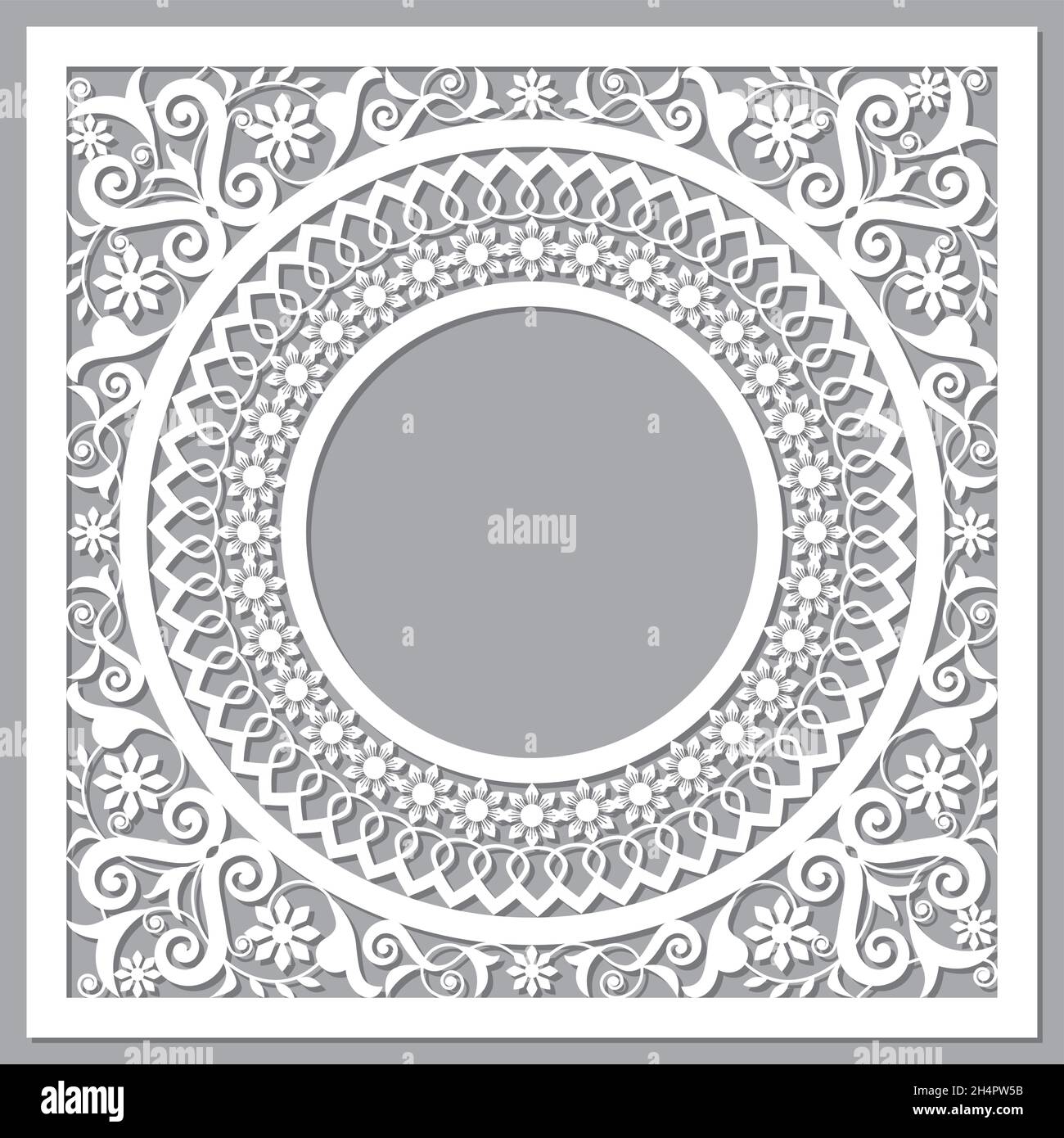 Mandala square hi-res stock photography and images - Alamy