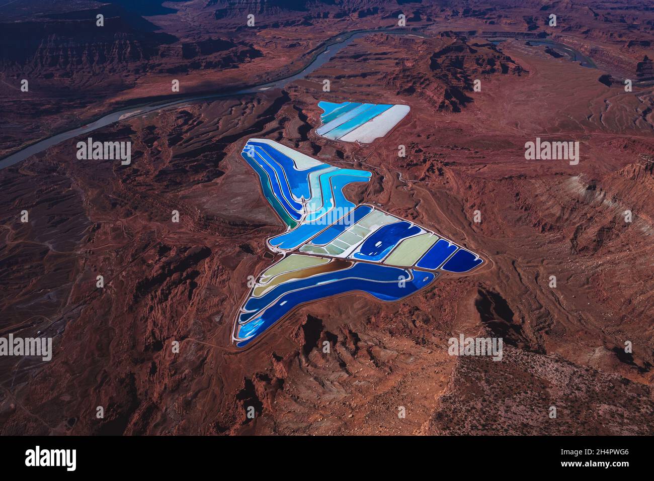 Potash mine aerial hi-res stock photography and images - Alamy