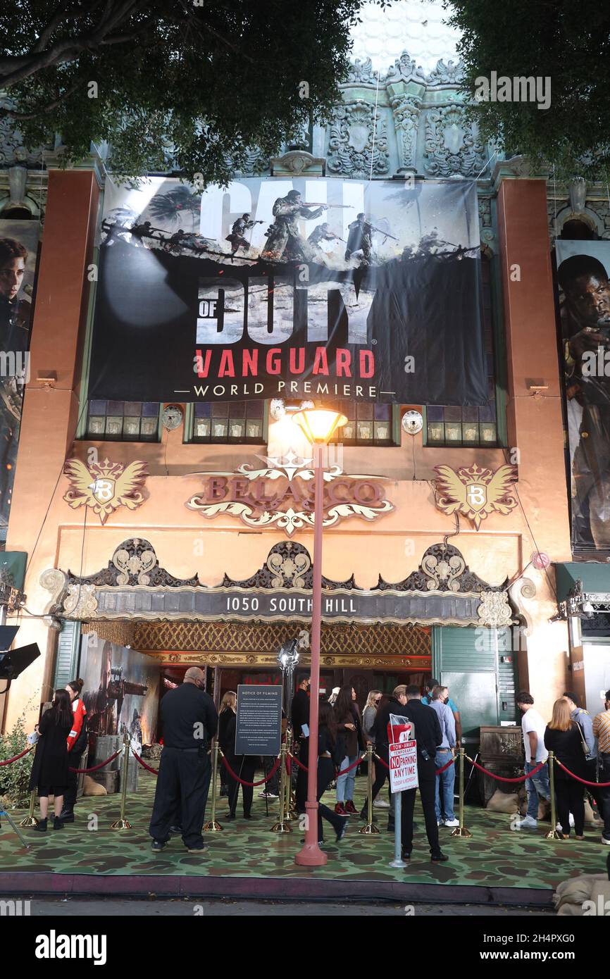 LOS ANGELES, CALIFORNIA - NOVEMBER 03: Atmosphere at the Call Of Duty ...