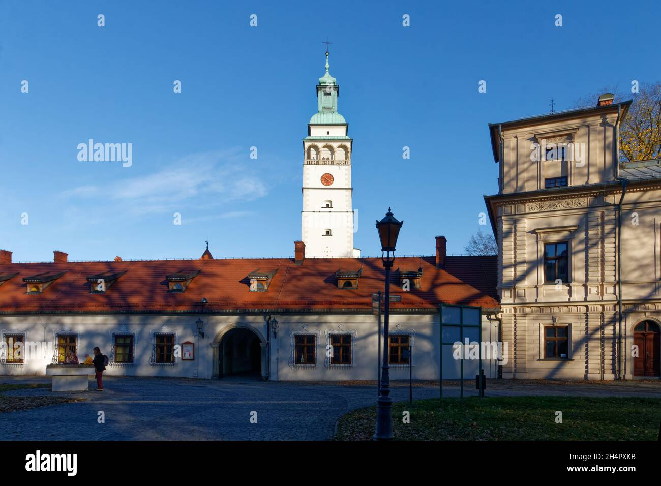 Small town of Żywiec in southern Poland (Silesia), one of the most ...