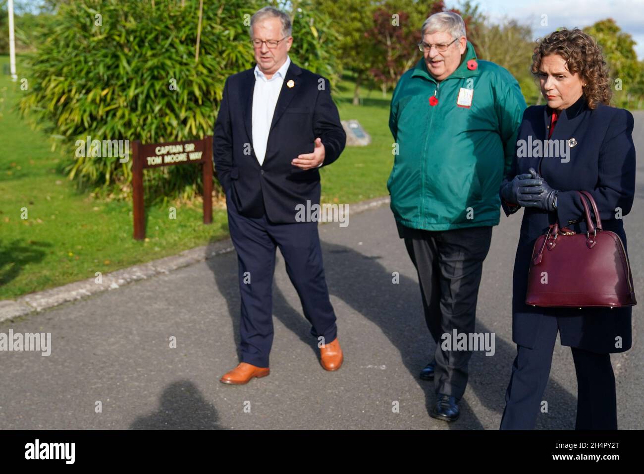 Hannah Ingram-Moore, daughter of Captain Sir Tom Moore alongside ...
