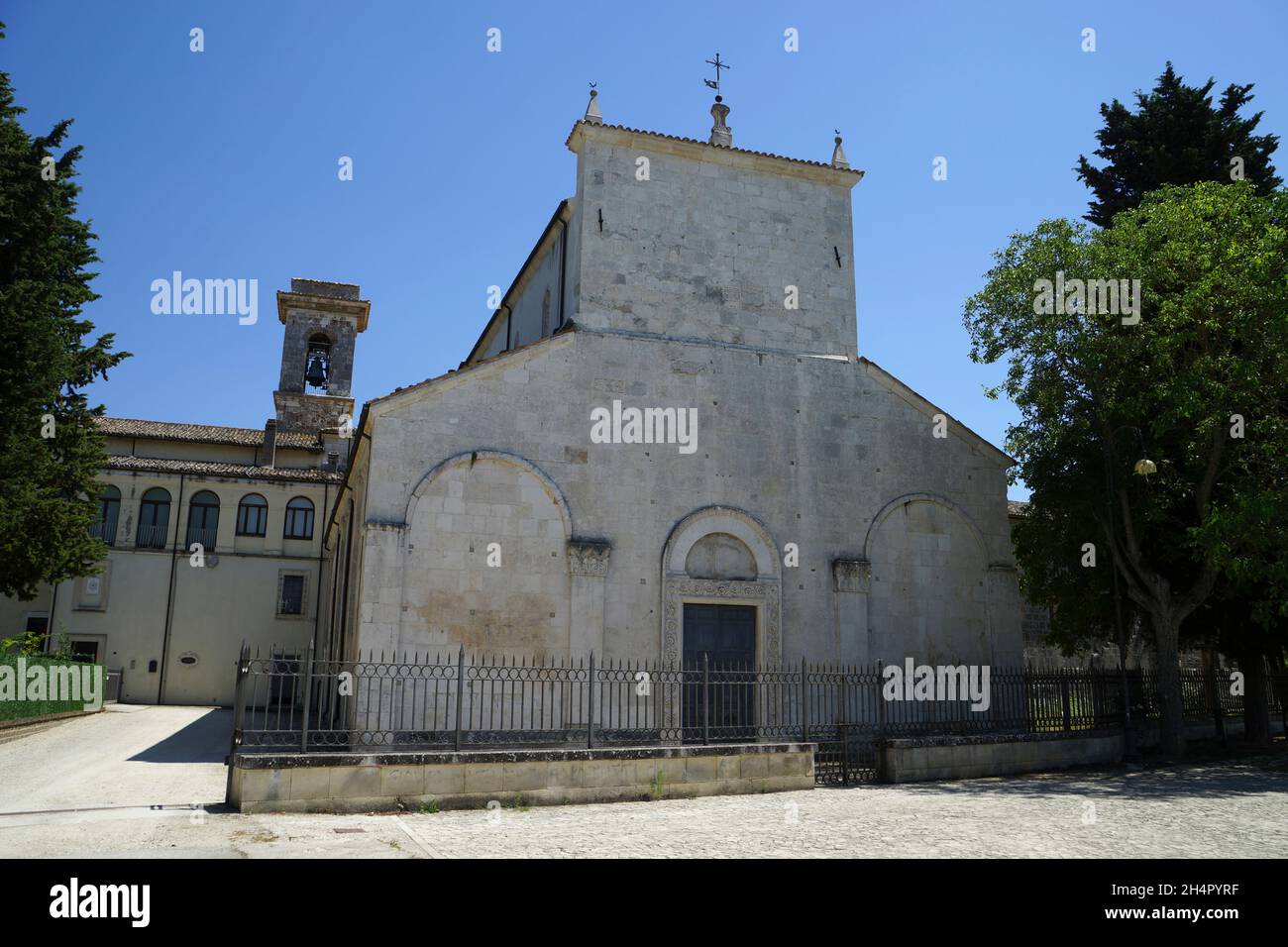 Basilica Valvense of St. Pelino, Corfinio, Abruzzo, Italy, Europe Stock ...